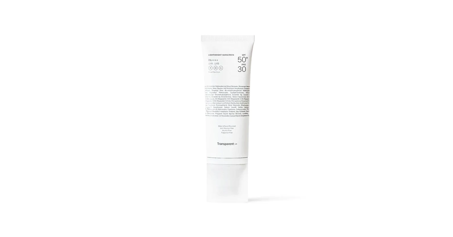 Transparent Lab Lightweight Sunscreen ultrakönnyű fényvédő SPF50