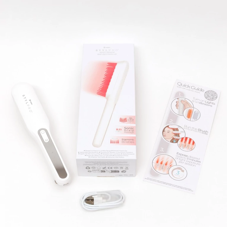 STYLPRO Root Renew Red Light Hairbrush LED hajkefe